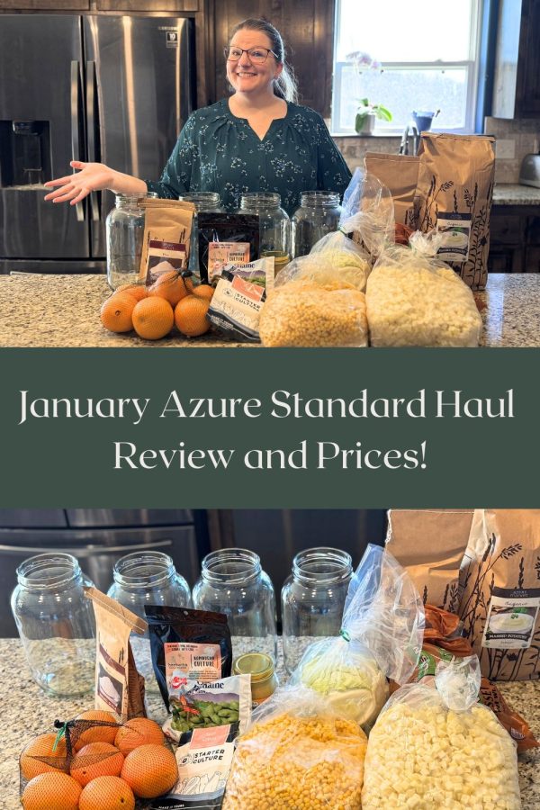 January 2025 Azure Standard Bulk Grocery Haul With Prices - From the ...